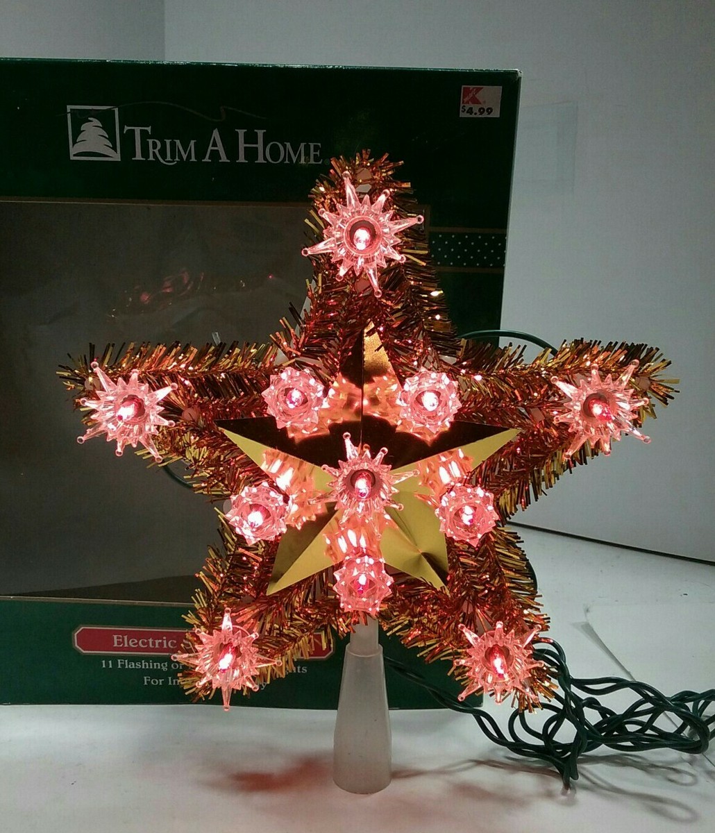 Vintage Tree Toppers A Pair Of Vintage Look Fabric Star Tree Toppers