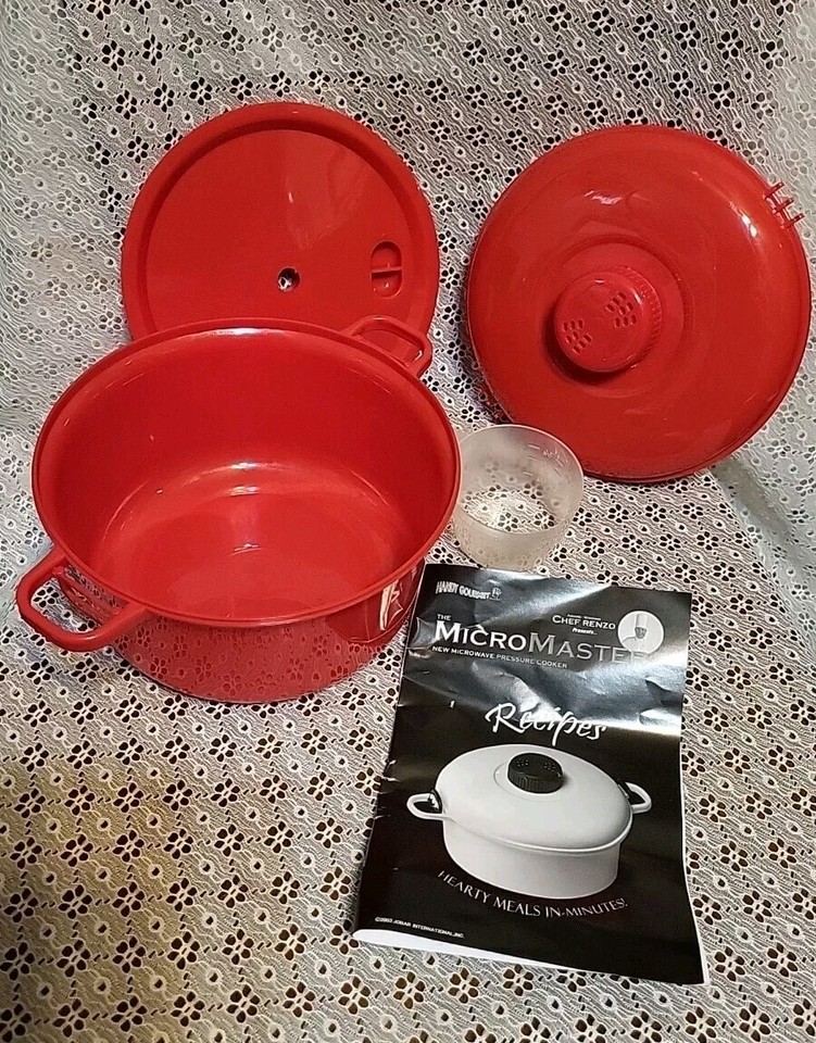 Handy Gourmet Micromaster Microwave Pressure Cooker W/ Recipes | eBay
