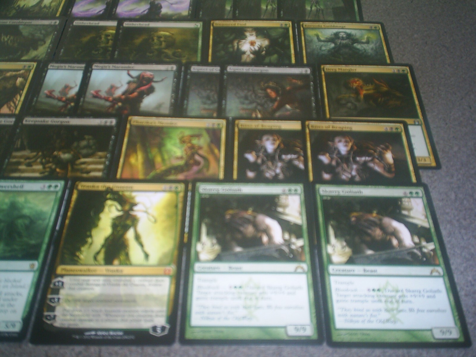 MTG Magic VRASKA the UNSEEN DECK Korozda Guildmage Slitherhead Gaze of ...