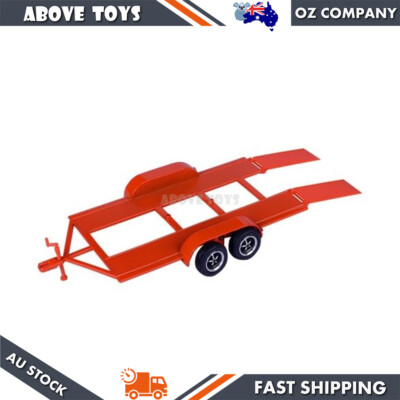 Motormax 1:24 Scale Metal Trailer With Plastic Tow Bar Red Kids Toy ...