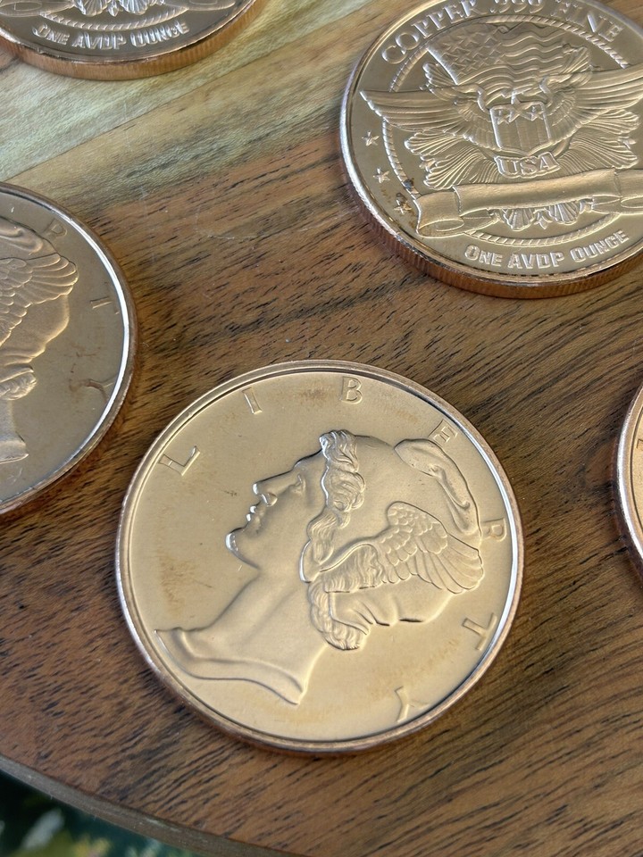 LOT OF (20) Mercury Dime 1 AVDP OZ .999 COPPER ROUNDS BULLION | eBay