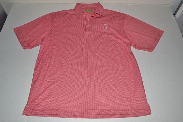 OXFORD GOLF TPC SAWGRASS RED DRY FIT POLO SHIRT MENS SIZE LARGE L | eBay