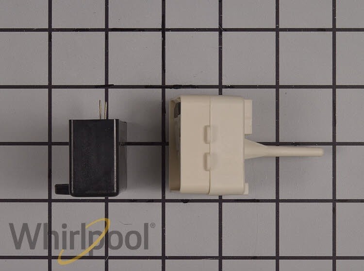 New Genuine OEM Whirlpool compressor start device and capacitor ...