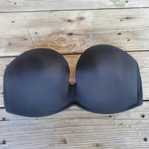 32D Wonderbra Ultimate Strapless Underwire Lift 12068 Black Bra | eBay