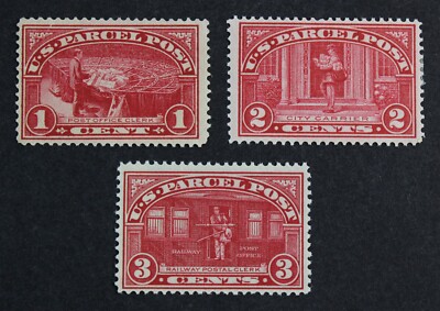 CKStamps: US Parcel Post Stamps Collection Scott#Q1 Q3 Mint NH OG #Q2 Mint LH OG | eBay