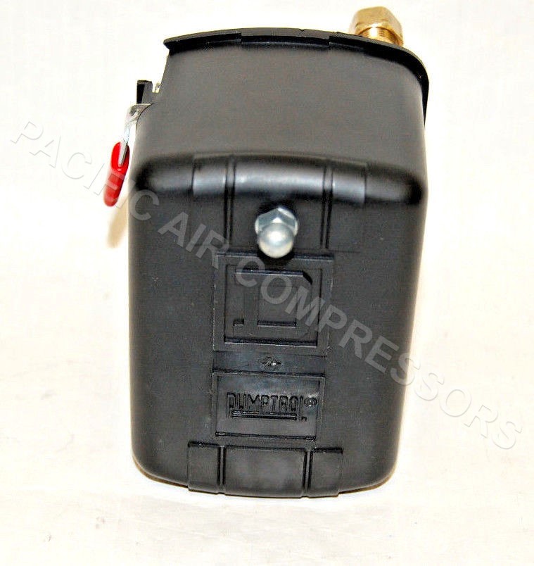 SQUARE D AIR COMPRESSOR PRESSURE SWITCH W/ ON-OFF LEVER SINGLE PORT 135 ...