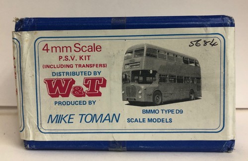 MIKE TOMAN BMMO D9 WHITE METAL BUS KIT 1-76 SCALE KIT WTP4 | eBay