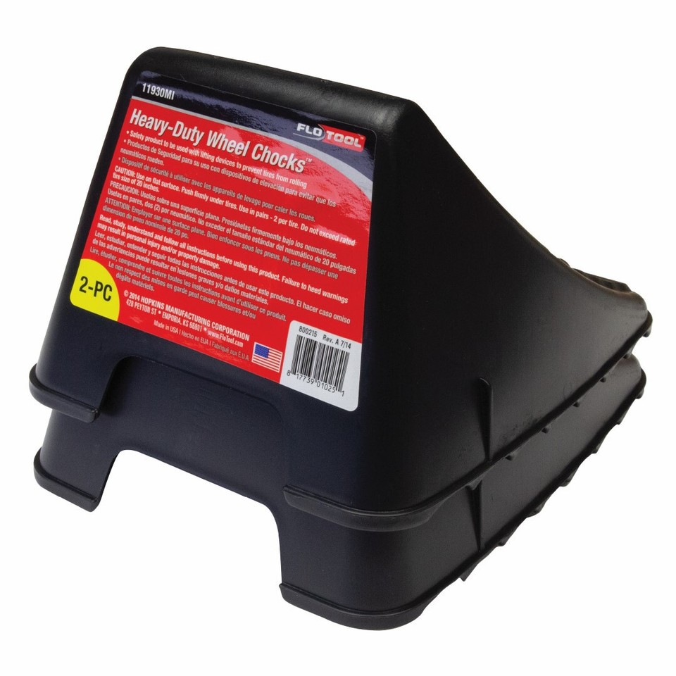 4 Pack Heavy Duty Resin Construction Wheel Chocks Car Truck Rv Tire ...