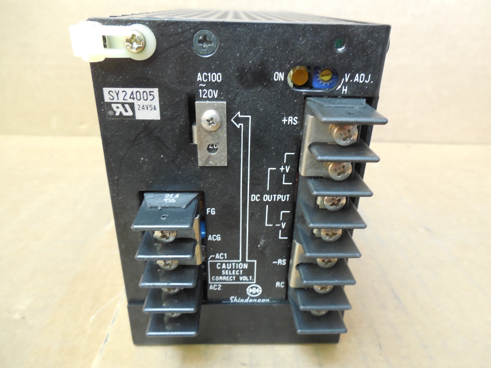 Shindengen Power Supply SY24005 24 VDC 5A 5 A Amp 100-120 VAC Used | eBay