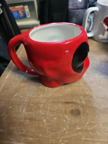 Deadpool Head Ceramic Coffee Mug - Marvel 3D Sculpted 4 1/8" high. | eBay