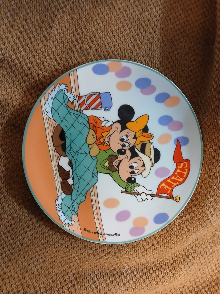 Disney Minnie Mickey Plate | eBay