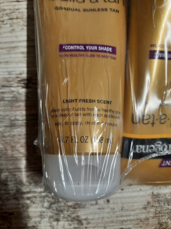(3) Neutrogena Build A Tan Gradual Sunless Tan 6.7 Fl Oz New Light ...