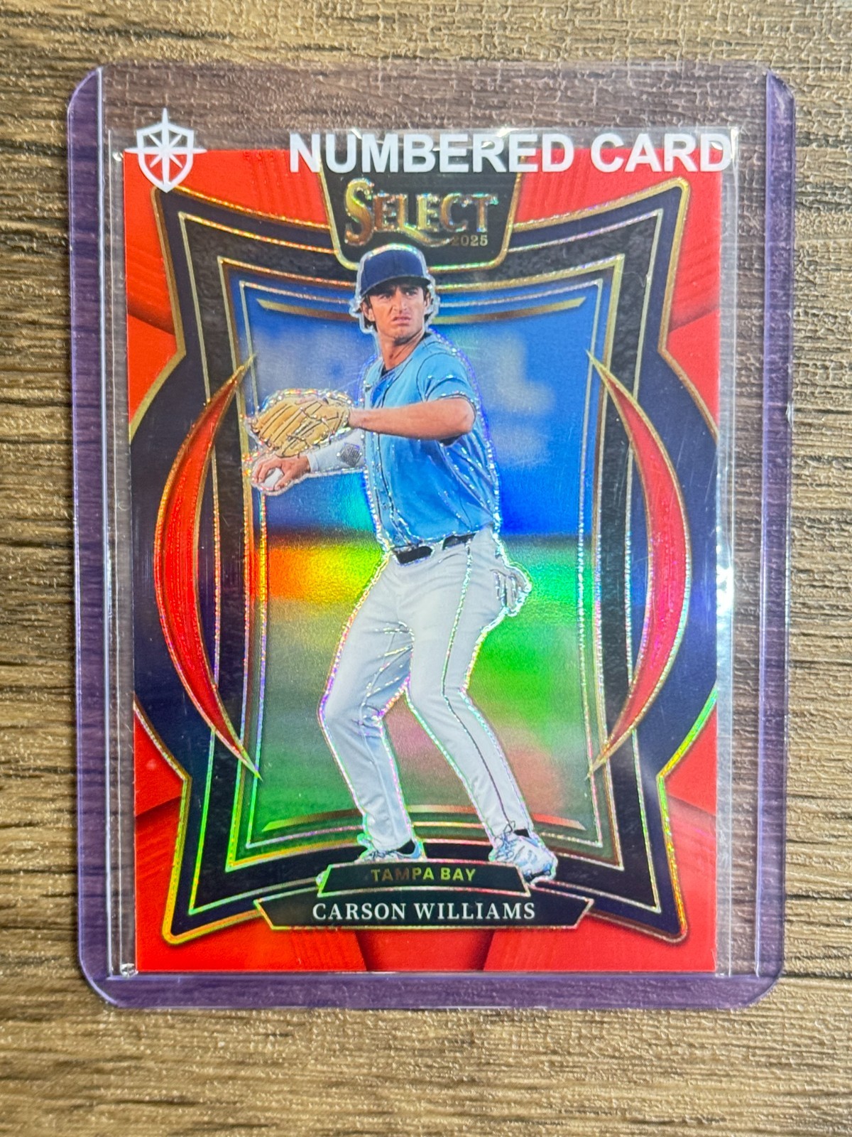 2025 Panini Select RED Carson Williams 118/149 Concourse Rays | eBay