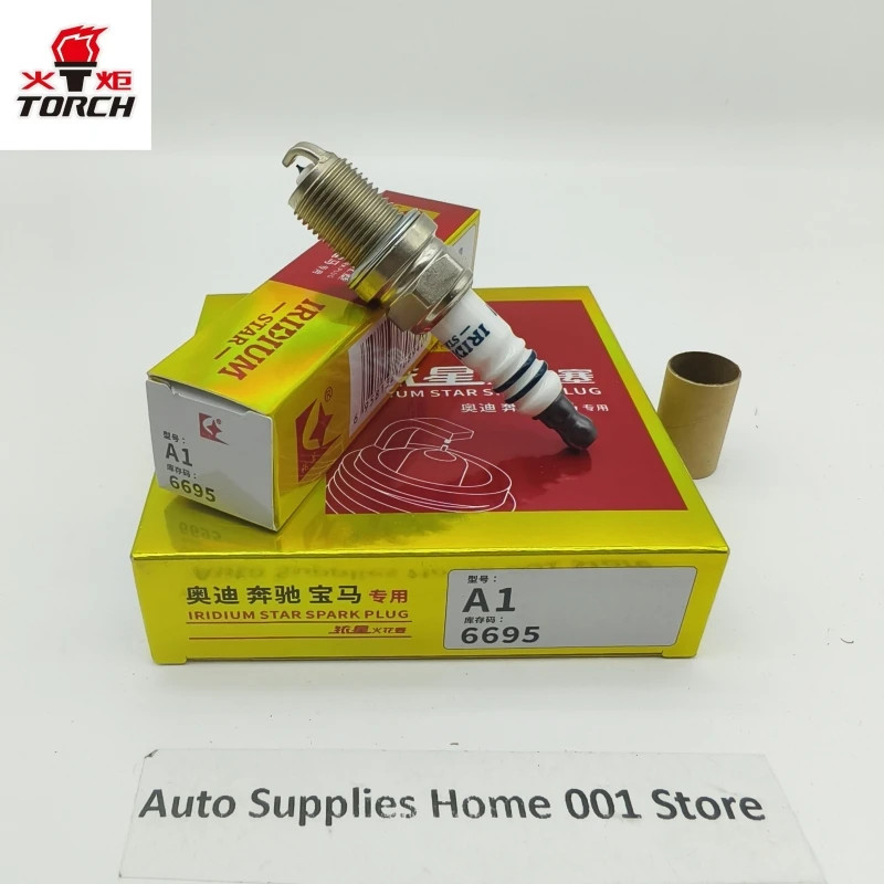 4pcs TORCH A1 Spark Plug For Audi A3 A4 RS5 A8L Q3 Q5 BRABUS Mercedes ...