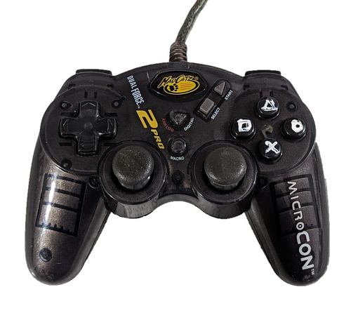 Mad Catz Dual Force 2 Pro Microcon Gaming Controller PlayStation 2 PS2 ...