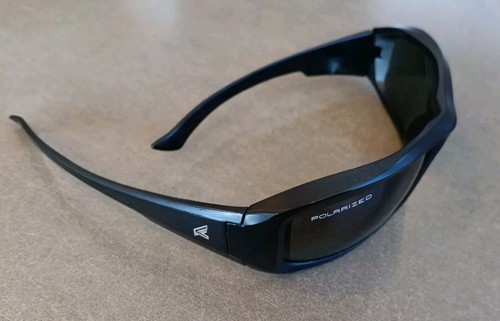 Edge Reclus Wrap Around Safety Sunglasses Anti-Scratch Black Frame ...