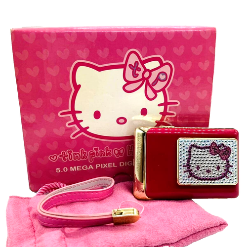 Sanrio DC571 Hello Kitty Digital Camera 5.0 Mega Pixel Sanrio Camera ...