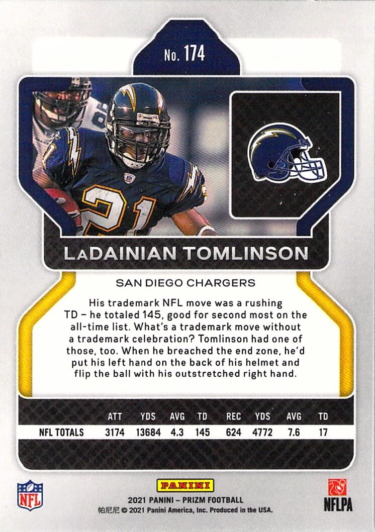 Ladainian Tomlinson Chargers Celebration