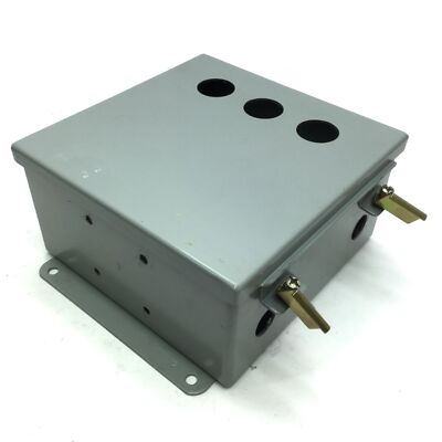 Hoffman A808CH Electrical Enclosure Box, Hinged Cover, 8"x 8"x 4 ...