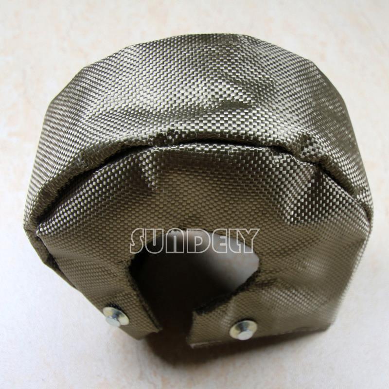 TURBO T4 TITANIUM UNDER/OUT TURBO HEAT SHIELD BLANKET KIT GT45 GT55 T78 ...