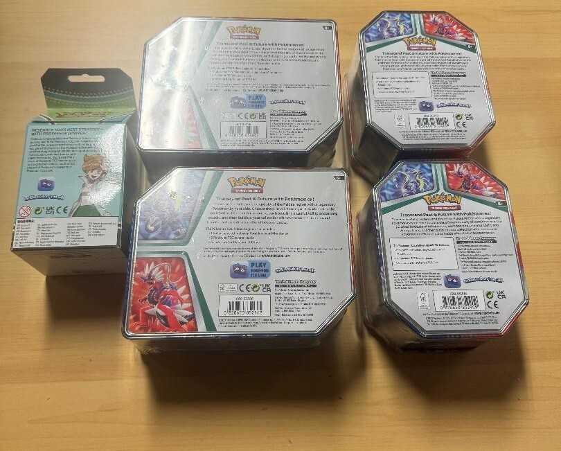 Pokemon lot of Sealed Profesor Juniper Box, Miraidon ex Tins ...