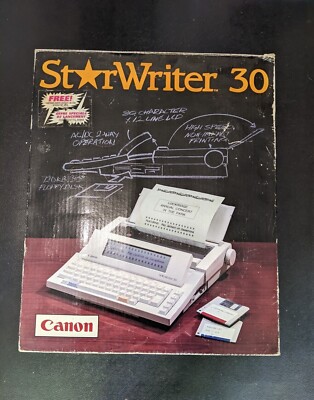 Typewriters & Word Processors - Canon Starwriter