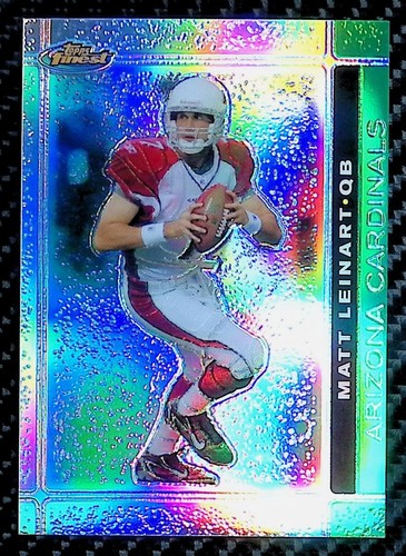Matt Leinart - 2007 Topps Finest #15 Green Refractor #4/199 - Cardinals ...