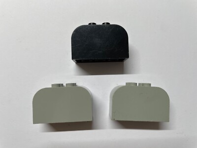 Lego 3 x Slope, Curved 4 x 2 x 2 Double with 4 Studs 4142 9280 part ...