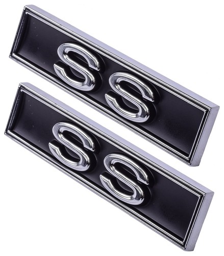 JEGS 79128 Door Panel Emblems 1970-1972 Chevy Chevelle & El Camino SS ...