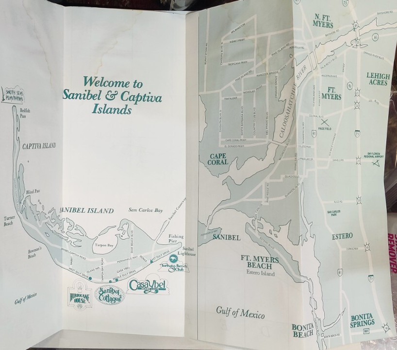 Map Captiva Island Florida Sports SANIBEL CAPTIVA Island Reporter,