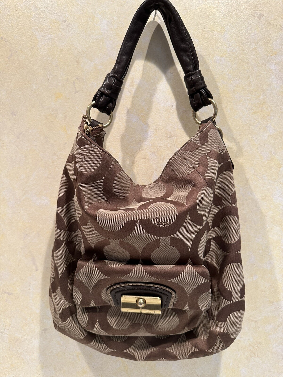 Coach Kristin Signature Ott Hobo Bag Purse 14911 MSRP… - Gem