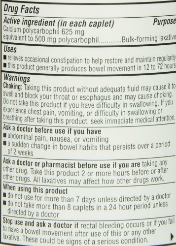 2 Pack Fibercon Fiber Therapy For Regularity Supplement 140 Caplets ...