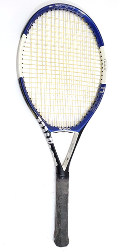 WILSON Ncode NFocus Midplus Tennis Racquet 4 1/2 needs grip | eBay