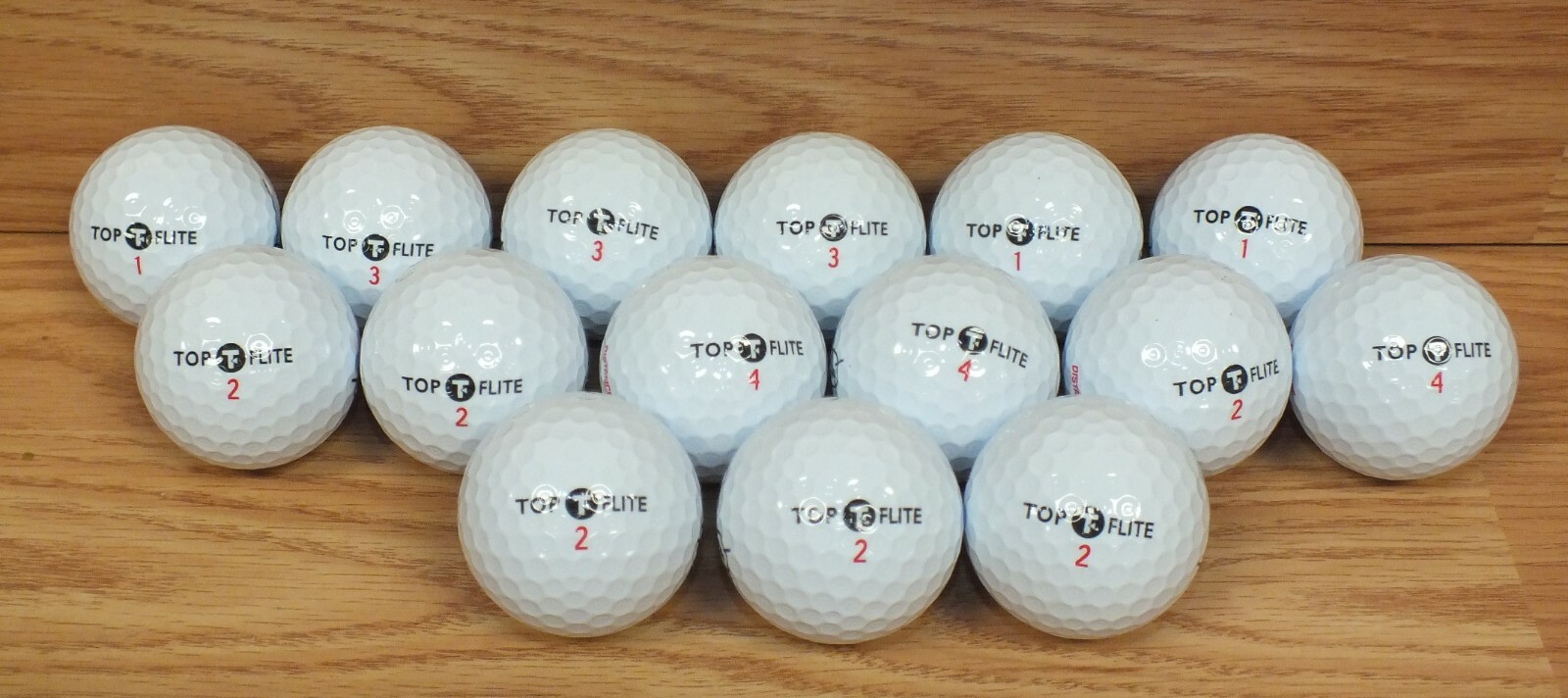 Lot of 15 Genuine Top Flite D2 Dimple IN Dimple Aerodynamics Golf Balls ...
