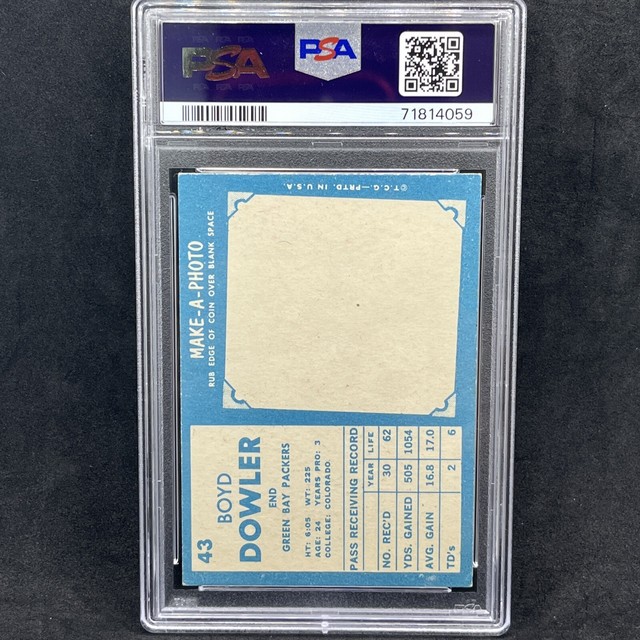 1961 Topps - #43 Boyd Dowler (RC) for sale online | eBay