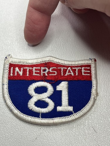 Vtg Some Bad Stitches INTERSTATE 81 Highway Patch P012 | eBay