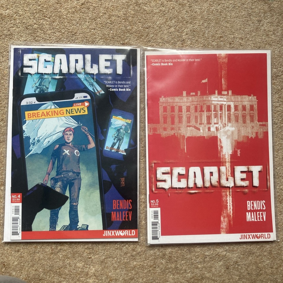 Scarlet #1-10 and Scarlet Jinx World #1-5. Brian Michael Bendis. Icon ...