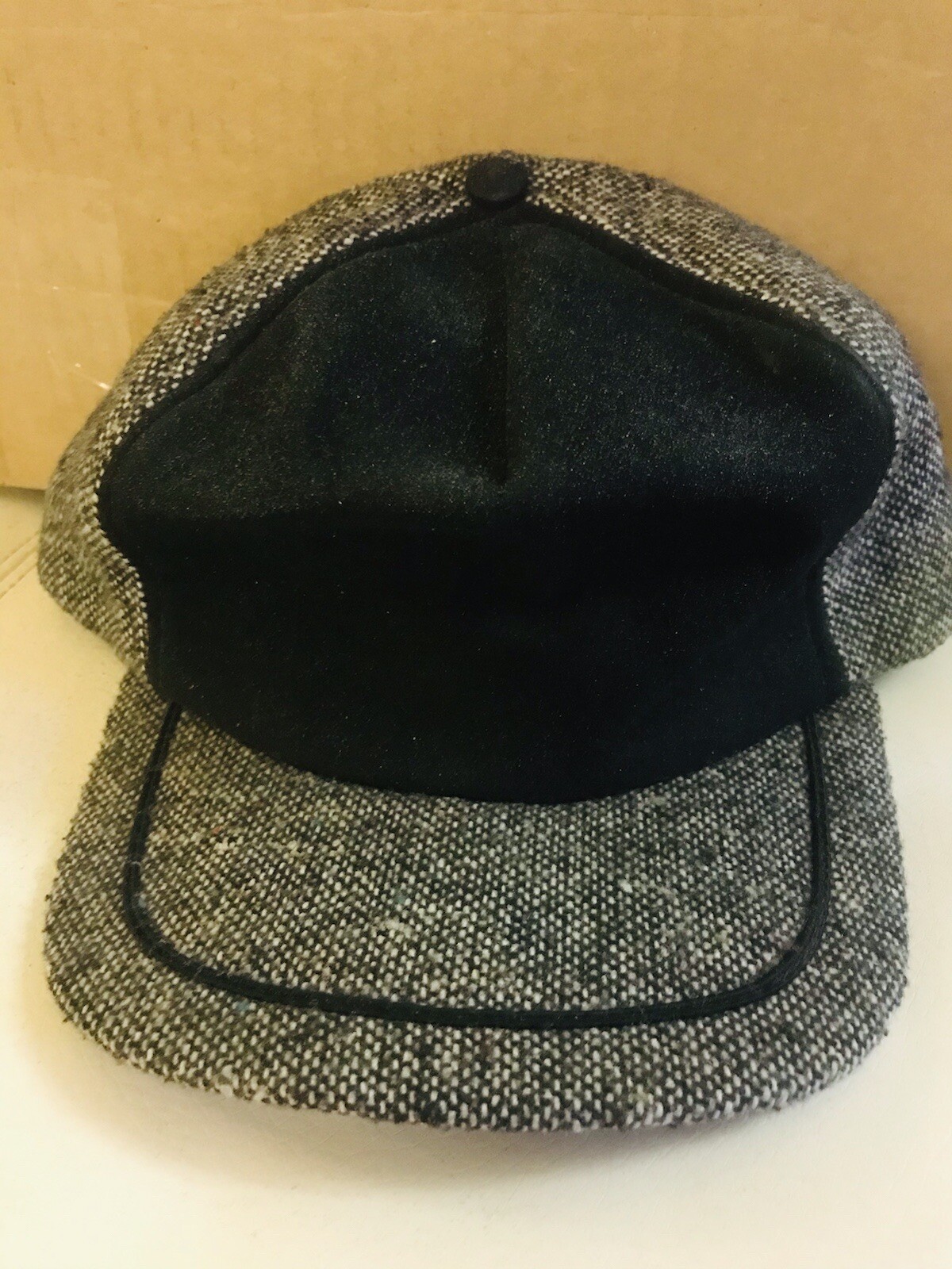 Vintage 6 Winter Hat Cap EAR FLAPS Cape Farming Truck… - Gem