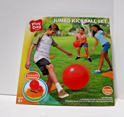 Jumbo Kickball Set Play Day 7 Pieces Ages 6+ 083023AST3 | eBay