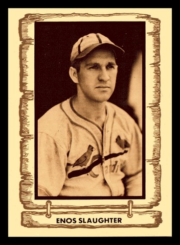 Enos Slaughter 1981 Cramer Baseball Legends #32 HOF St. Louis Cardinals ...