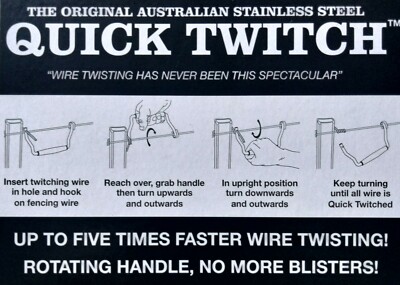 Quick Twitch Wire Fence Twister Stainless Steel - Pink - Designed In ...