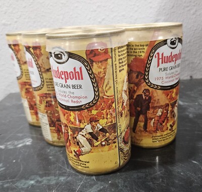 1975 Cincinnati Reds World Series Champions Hudepohl Beer 6 pack of ...