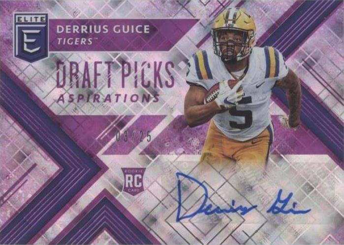 2018 Panini Elite Draft Picks - Draft Picks Derrius Guice #106 ...