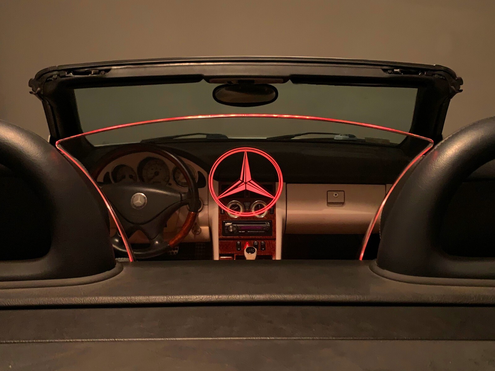 1997-2004 Wind Deflector Fits Mercedes-Benz SLK R170 Windscreen ...