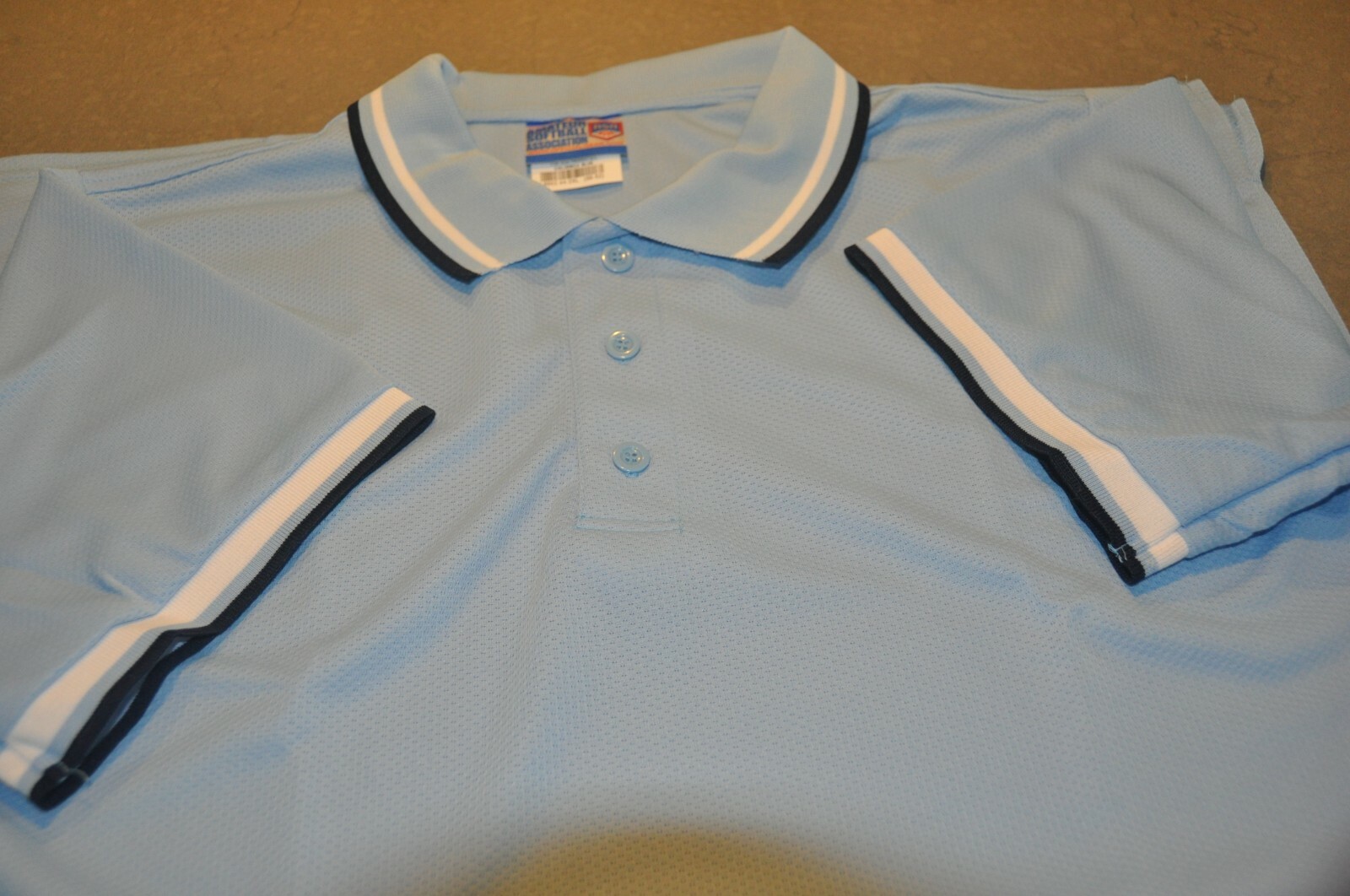 2-Umpire Powder Blue Polo Short Sleeve - Size XL /Brand New | eBay