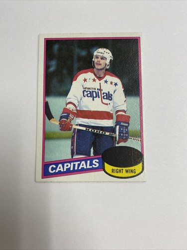 1980-81 Topps Mike Gartner Capitals Rookie Card #195 With Coating | eBay