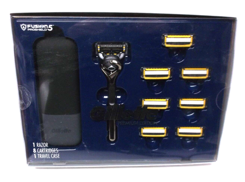 Gillette Fusion 5 Proshield Travel Set Razor Cartridges Travel Case | eBay
