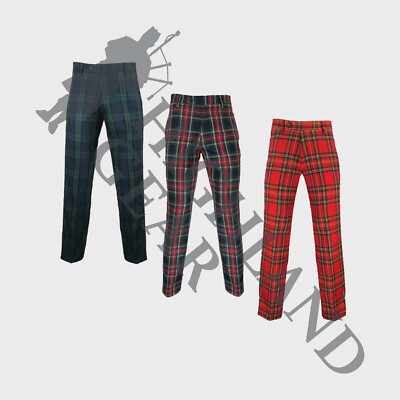 "Traditional Scottish Tartan Trews - Authentic Highland Wear for Men ...