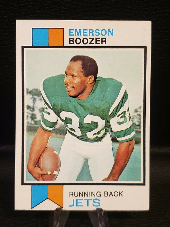 1973 Topps 🏈 Football #464 Emerson Boozer (New York Jets) EX/NM | eBay