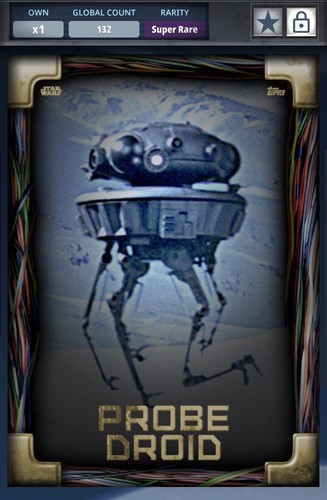 DIGITAL Star Wars Card Trader 2020 Droids Wave 1 Gold Probe Droid Super ...